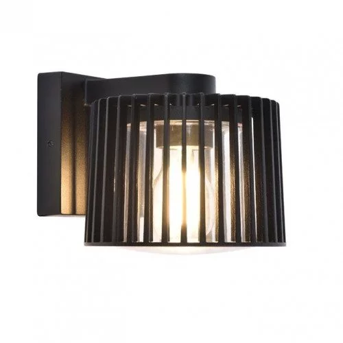 Matzwarte buitenlamp - Shyne muurlamp | Nostalux.nl