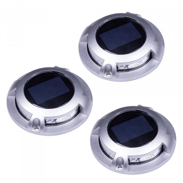 grondspot solar LED rond Puck solar | Nostalux.nl