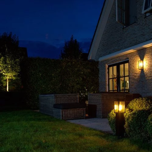 Buitenlamp Jersey Terras Dag Nacht sensor LED Schemersensor | Nostalux.nl