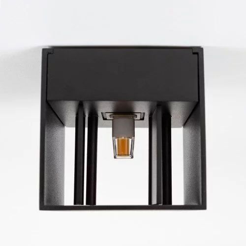 Moderne wandlamp Shift Zwart up & down muurlamp voor binnen