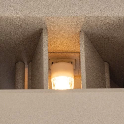 Moderne wandlamp Shift Zwart up & down muurlamp voor binnen