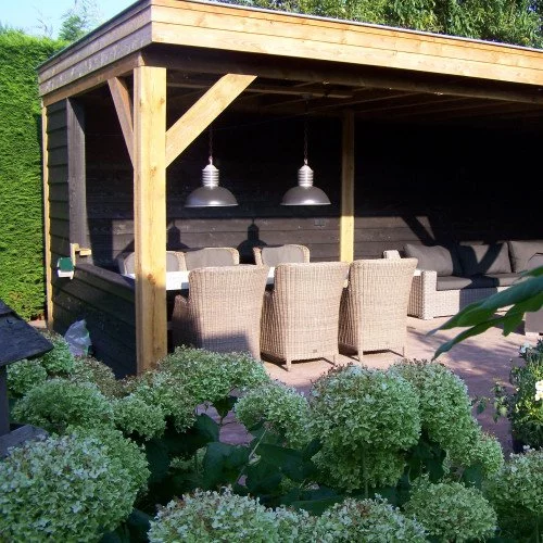 Veranda lamp Old Industry Zwart (1200K4)