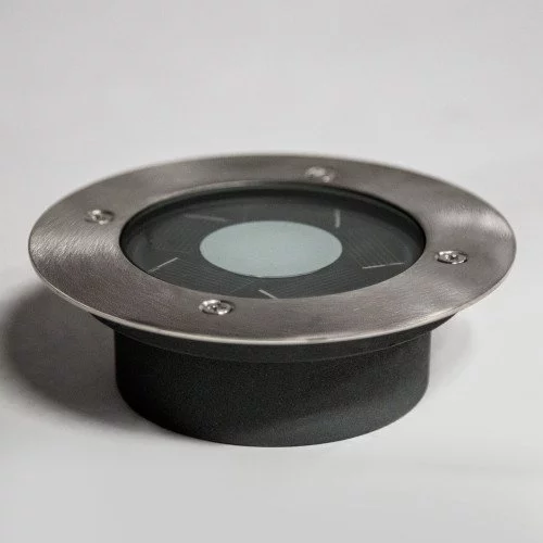 grondspot solar LED rond Puck solar | Nostalux.nl
