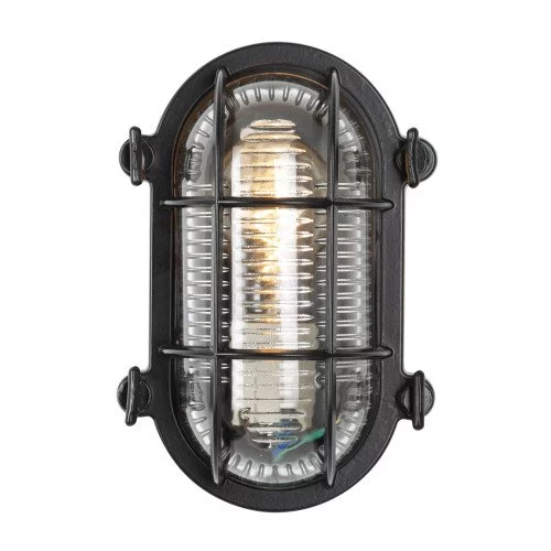 Stoere scheepslamp kopen? Nautic III Black | Nostalux.nl