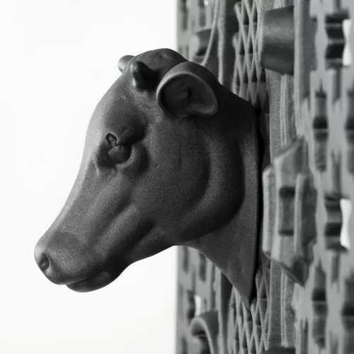 Koeienkop aluminium 11,5 x 13 - Deurroosters